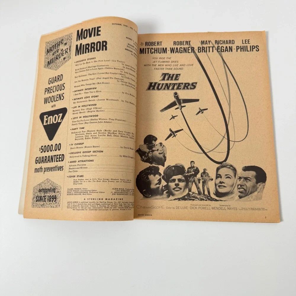 Movie Mirror | Other | Vintage Movie Mirror Magazine October 958 Liz ...